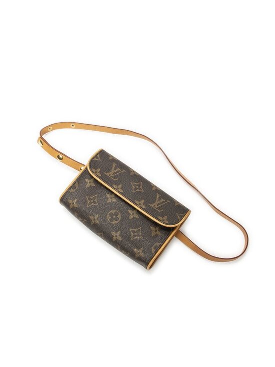 Louis Vuitton | Bags | Louis Vuitton Pochette Florentine Brown Monogram ...